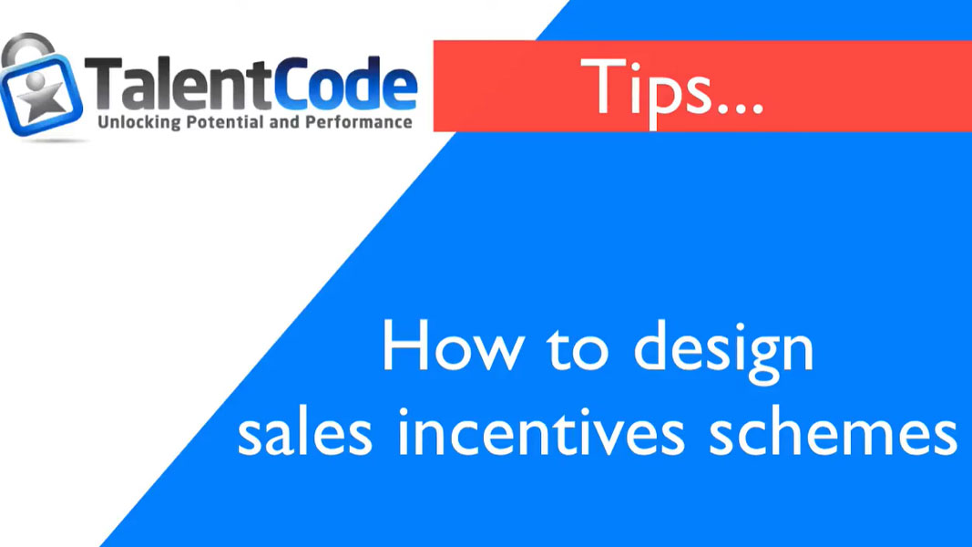 How to design sales incentive schemes - Talent Code HR